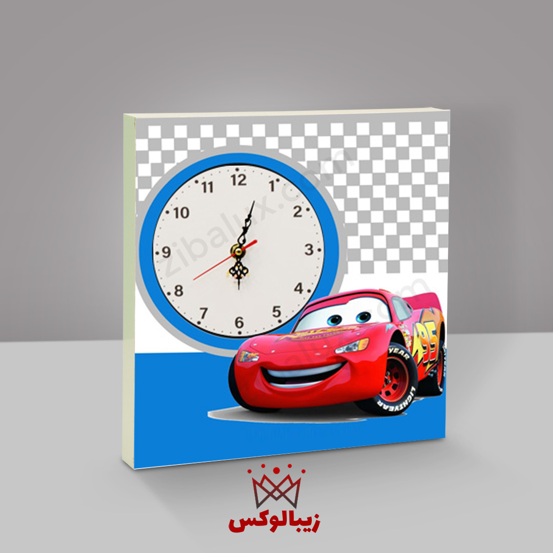 ساعت دیواری کودک نوجوان پسرانه دایناسور آبی - فروشگاه اینترنتی زیبا لوکس